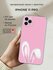 Чехол на Apple iPhone 11 Pro / Айфон 11 Про с принтом "Кроличьи уши 1"