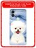 Чехол на Xiaomi Redmi A1+/Redmi A2+/Poco C51/C50 / Редми A1+ с принтом Белый пёс...