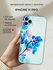 Чехол на Apple iPhone 11 Pro / Айфон 11 Про с принтом "Голубая орхидея"
