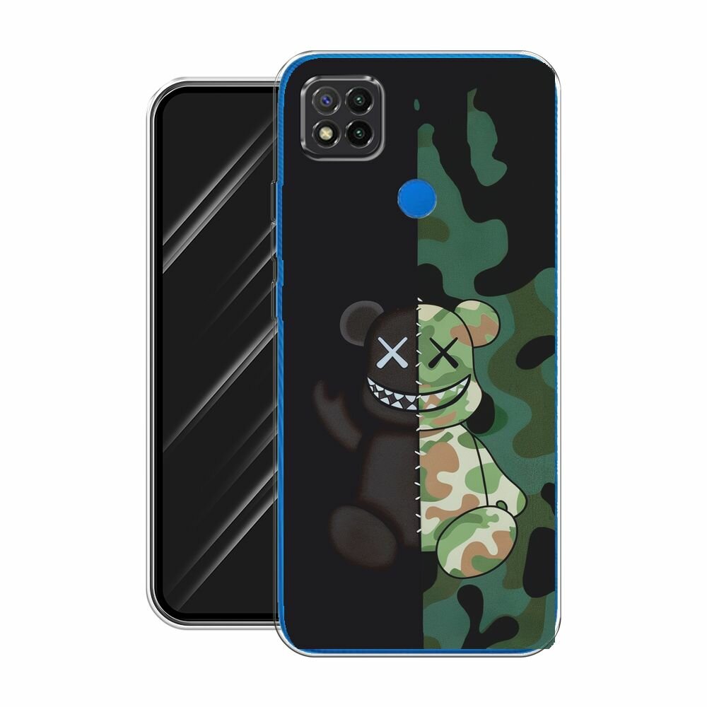 Чехол на Xiaomi Redmi 9C / Сяоми Редми 9C с принтом "KAWS 23 февраля 1" — фото 1