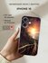 Силиконовый чехол на Apple iPhone 16 / Айфон 16 с принтом "Мост у воды"