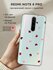 Чехол на Xiaomi Redmi Note 8 Pro / Сяоми Редми Нот 8 Про с принтом "Бордовые сер...