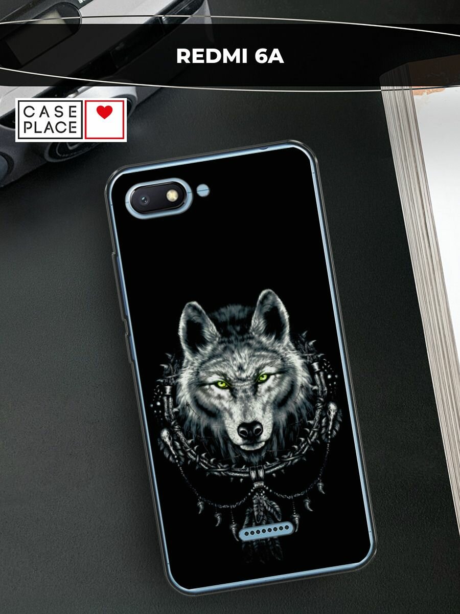 Чехол на Xiaomi Redmi 6A / Сяоми Редми 6А с принтом "Волк оберег"