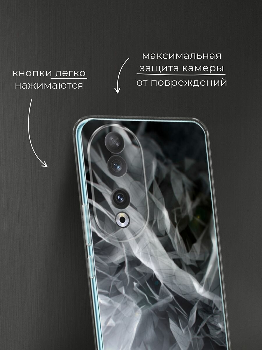 Силиконовый чехол на Honor 90 / Хонор 90 с принтом "Абстракция 9" — фото 1