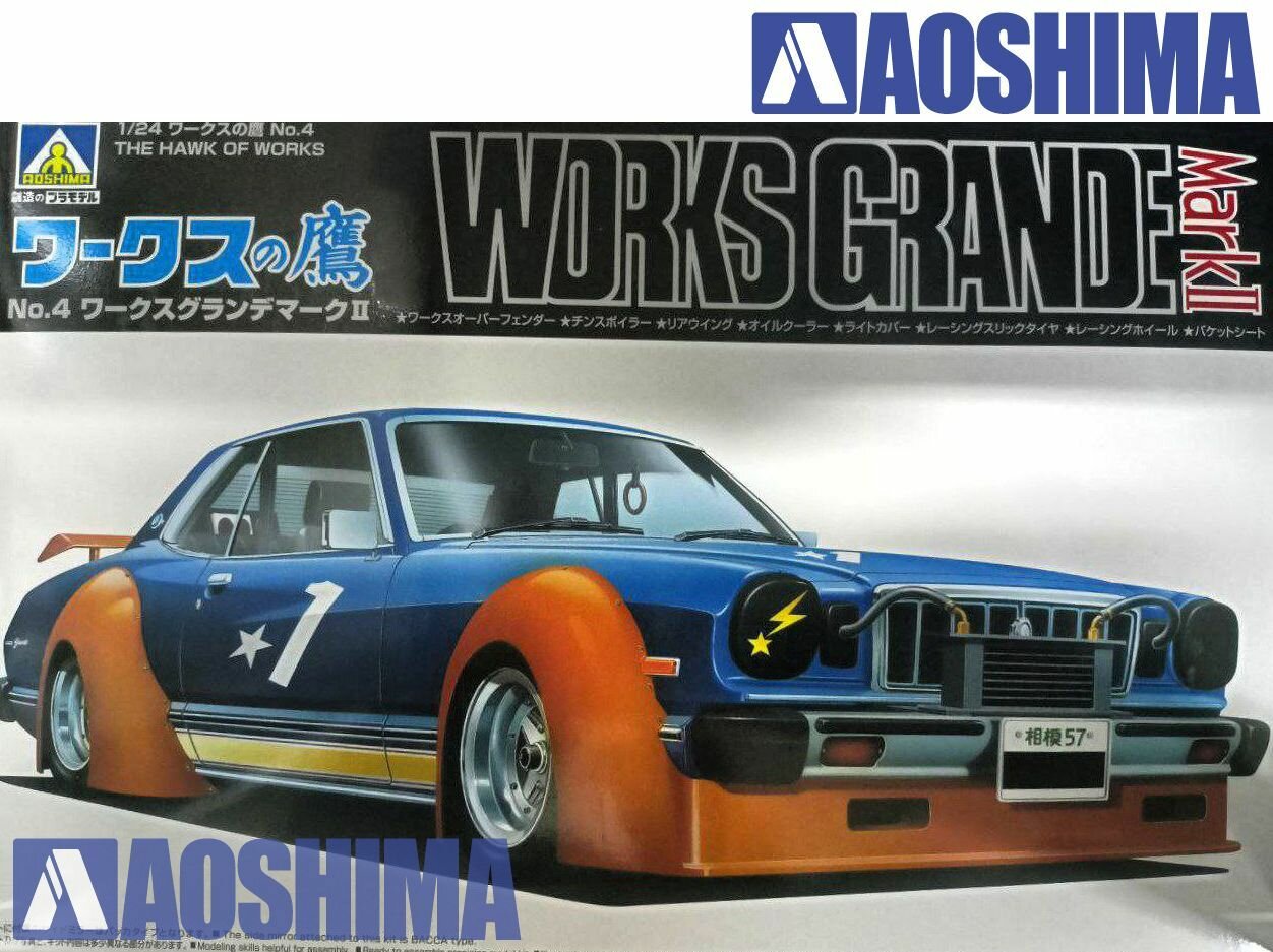 Сборная модель 1/24 06652 Toyota Mark II The Hawk of Works No.4