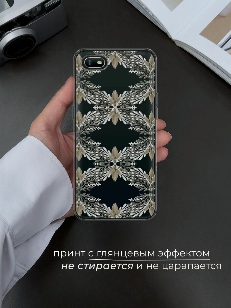 Чехол на Oppo A1k / Оппо А1к с принтом "Калейдоскоп цветов" — фото 1