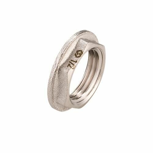 Контргайка MVI резьба 1, 1/4 с упором, латунь никелированная