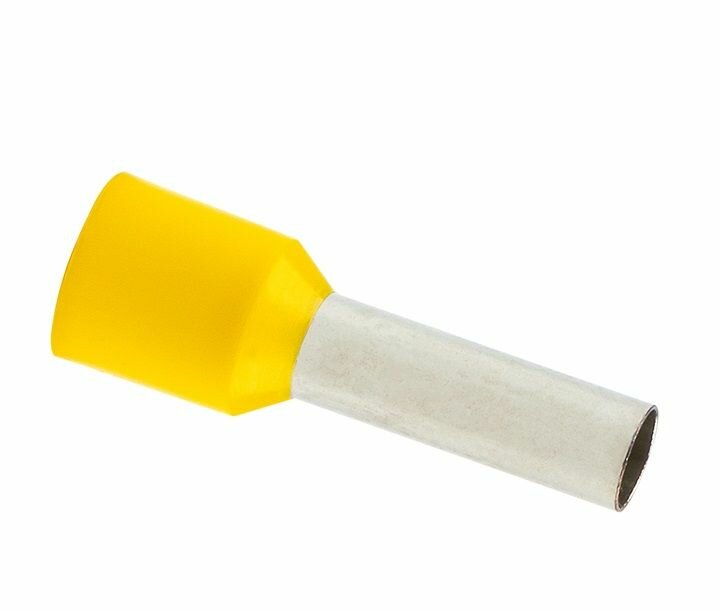 Кабельные наконечники EKF штыревые, втулочные, изолированные, НШвИ, 6.0-12, 50 шт