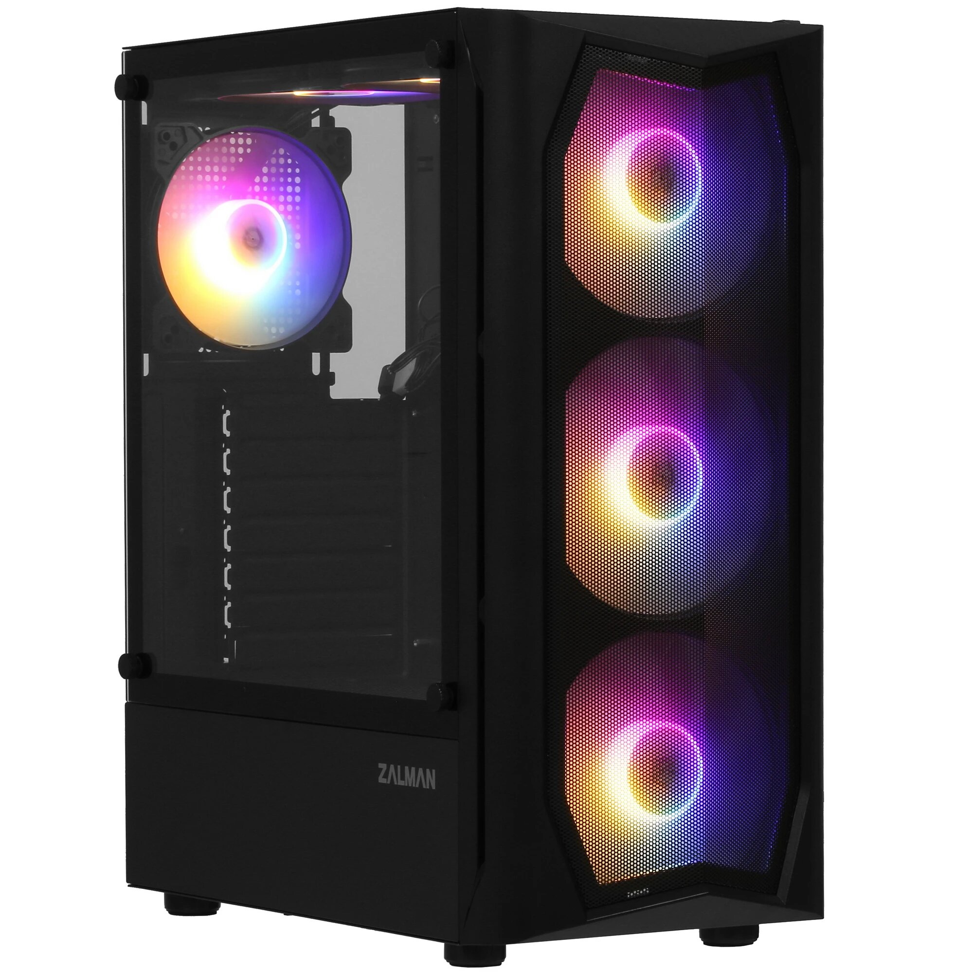 Корпус ZALMAN MIDITOWER ATX W/PSU N4, черный