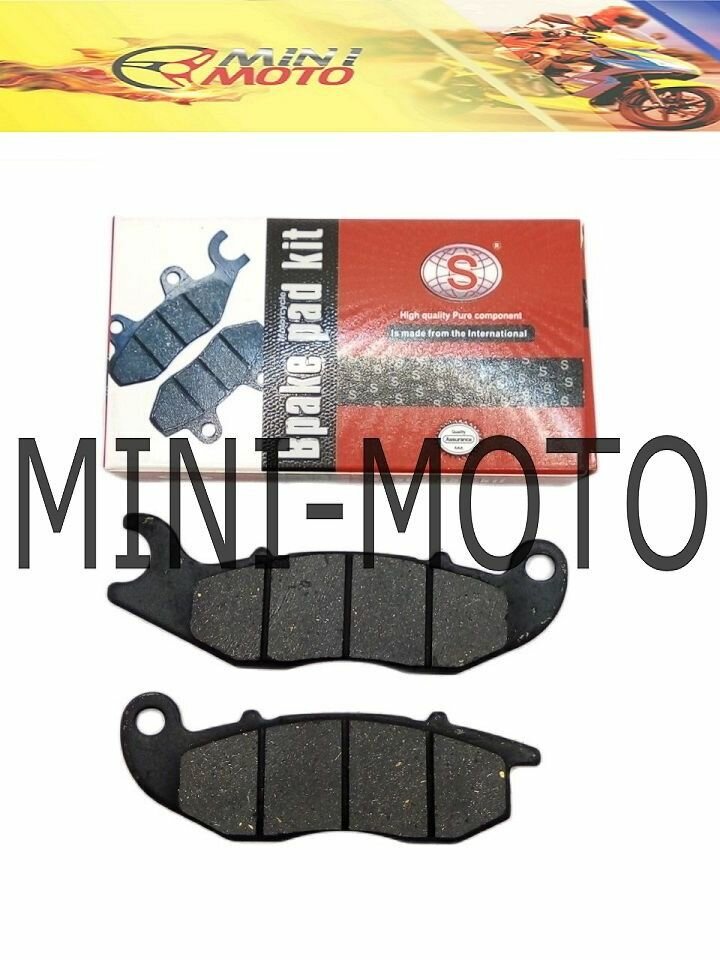 Колодки тормозные (диск) FA438 SEE 99 x 26 x 7 органика, мотоцикл