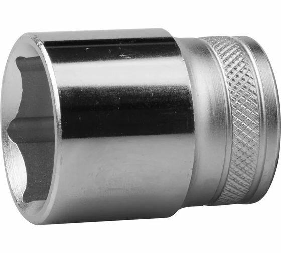 Торцовая головка "INDUSTRIE QUALITAT" хромосатинированная (FLANK, 1/2", 25 мм) Kraftool 27805-25_z01