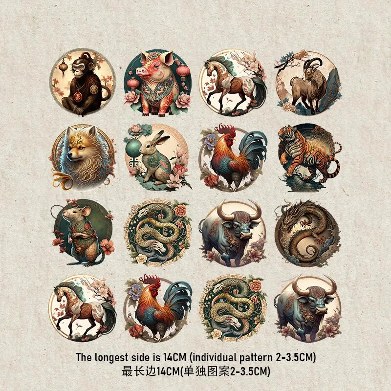 Набор наклеек для творчества 14 см ZJC-0111-1