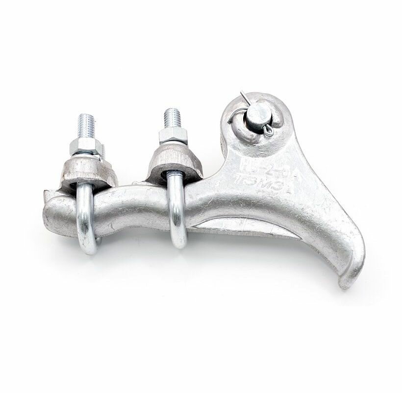 Зажим натяжной ВК болтовой, НБ-2-6А, оцинкованная сталь