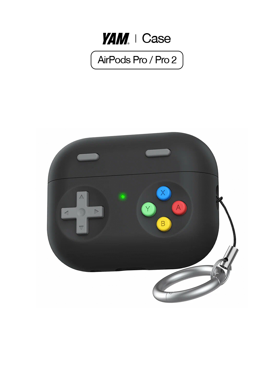 Чехол Yamcase, для AirPods Pro, Pro 2 2022, силикон, влагозащищенный