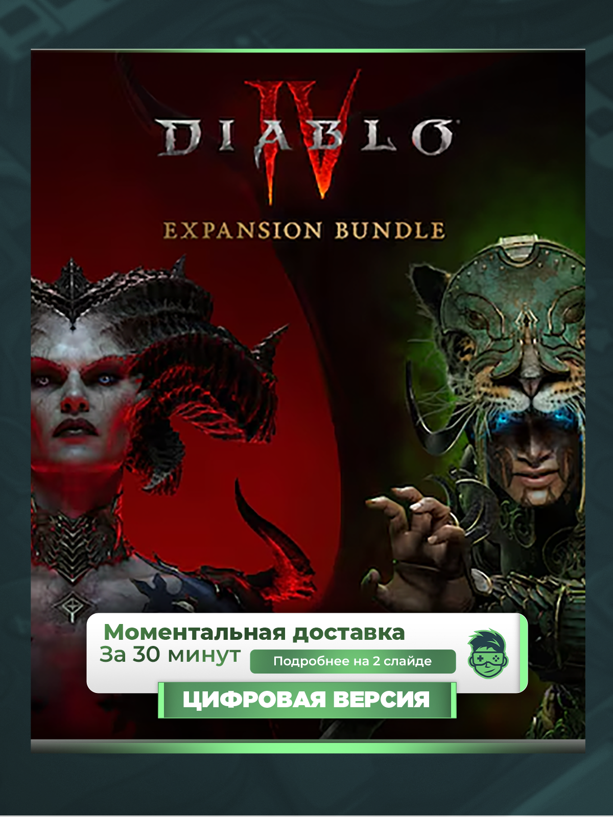 Diablo 4 + Vessel of Hatred на PS4 и PS5, цифровая версия, навсегда