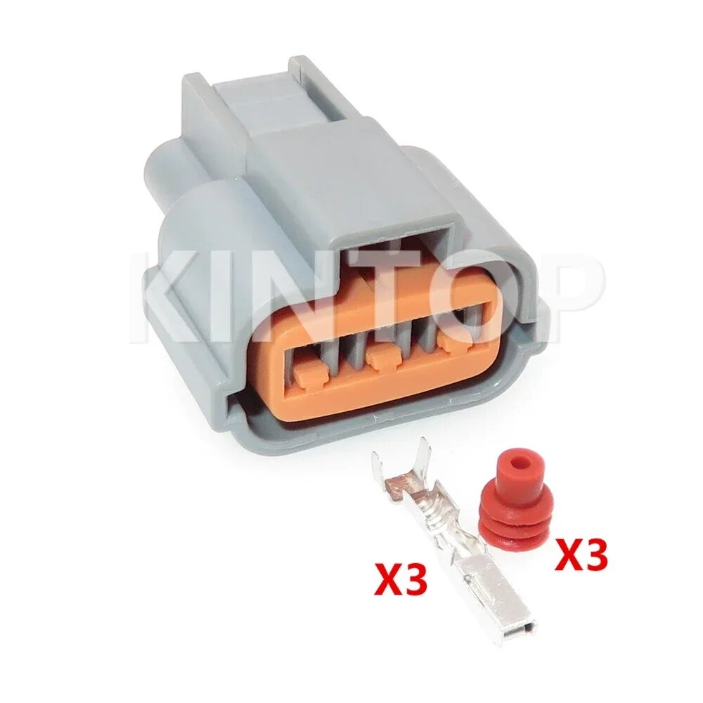 1 комплект, 3-контактная PU465-03127, автомобильная водонепроницаемая герметичная розетка с проводами, автоматическая сборка переменного тока, высоковольтная вилка катушки зажигания PU475-03900