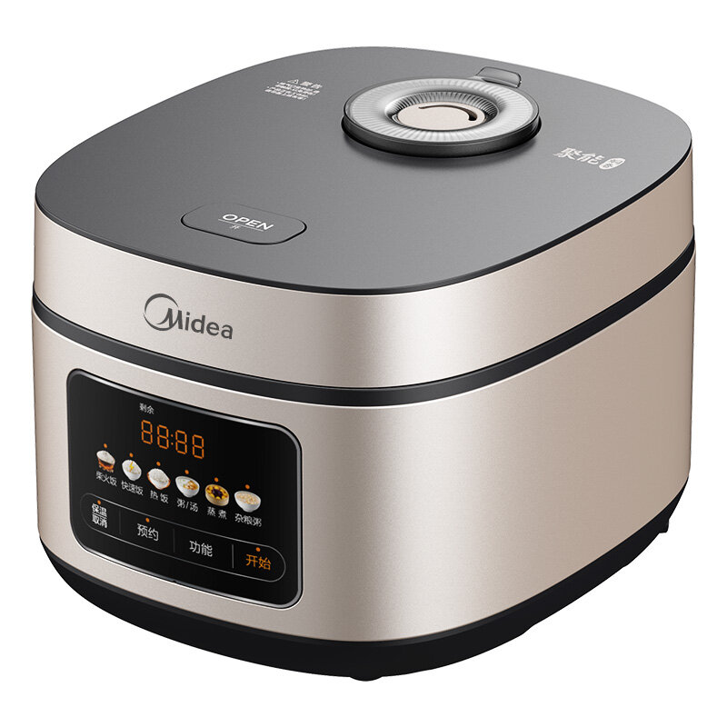 Рисоварка Midea, 5L, бежевый, высокая мощность, автоматическое приготовление