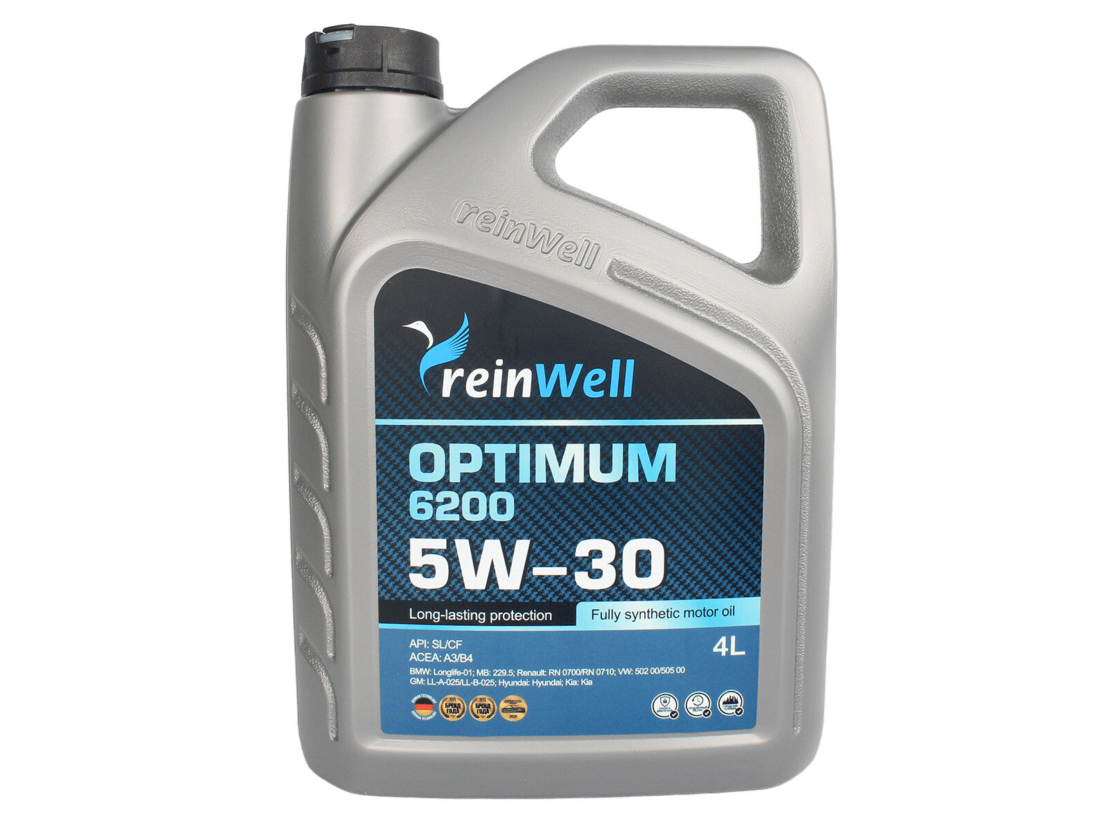 Масло моторное REINWELL OPTIMUM 6200 5W30 4л