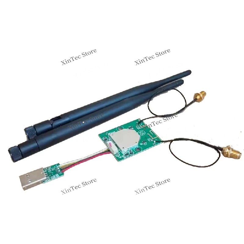 RTL8812AU Wi-Fi USB адаптер с внешними антеннами, Цвет: USB separate