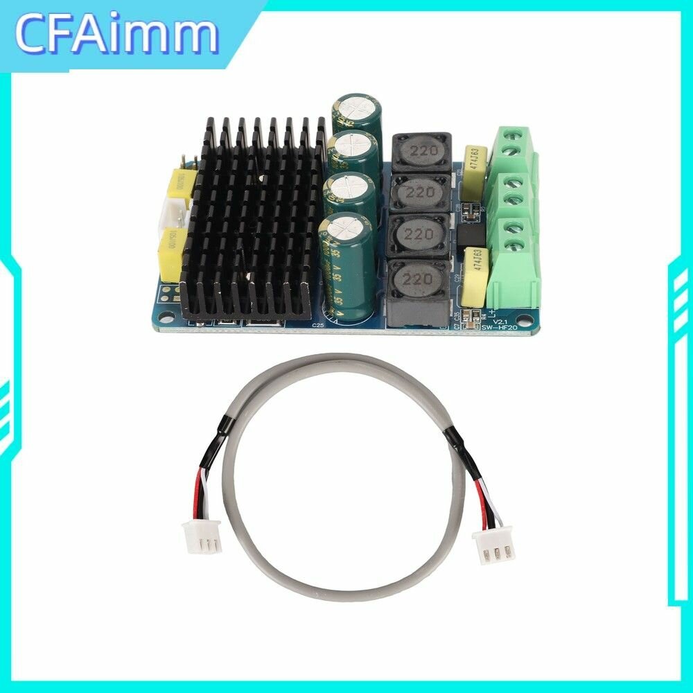 Плата усилителя мощности TDA7498, 100 Вт, двухканальный стерео, 8-32 В, для динамика