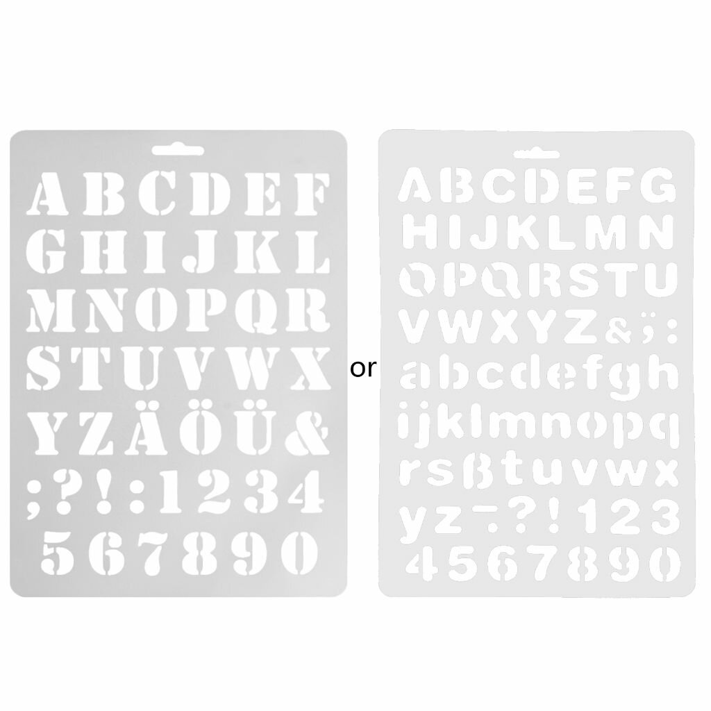 Шаблон для детского Рисунка Формата А4-Доска С Буквами HA4-12