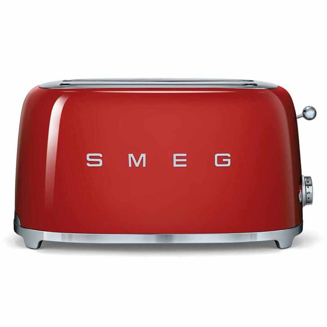 Тостер Smeg Tostapane 50's Style 4 fette Rosso TSF02RDEU