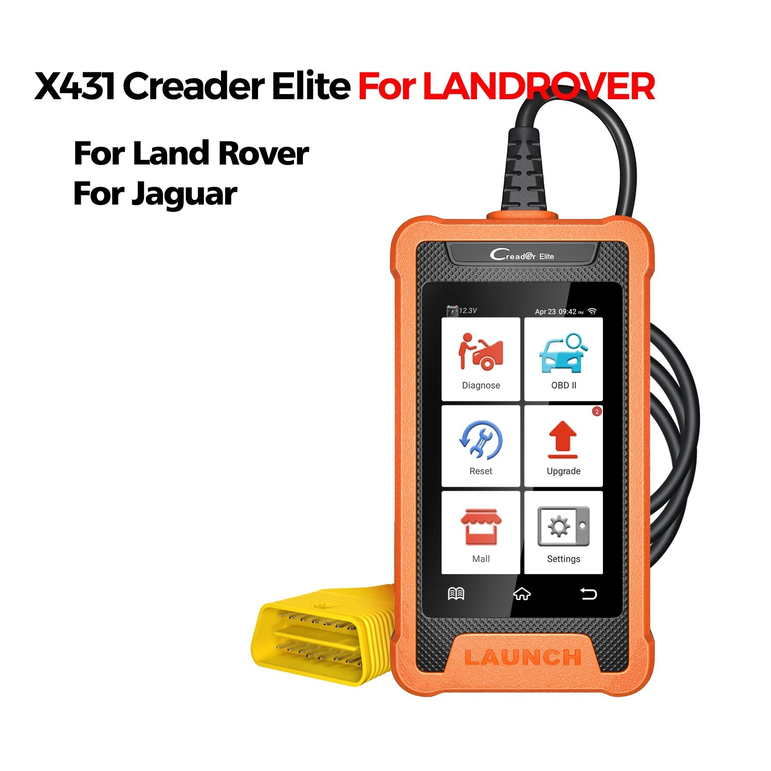 LAUNCH X431 Creader Elite диагностические инструменты полная система профессиональная для BMW онлайн-кодирования 31+ функция сброса сканер OBD2 For LANDROVER