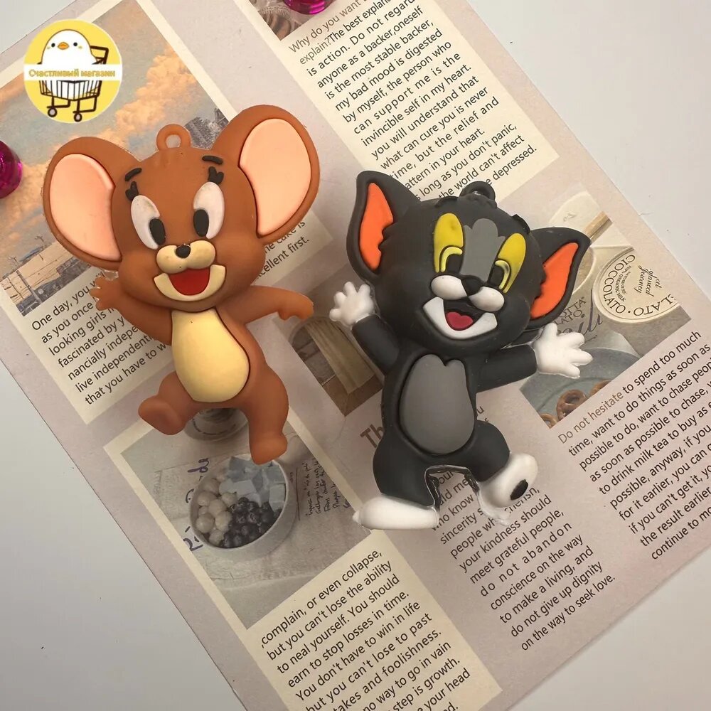 3D Магниты на Холодильник с Мультгероями Яркие Объемные Наклейки в Стиле Детских Мультфильмов (Креативный Декор для Кухни и Детской)