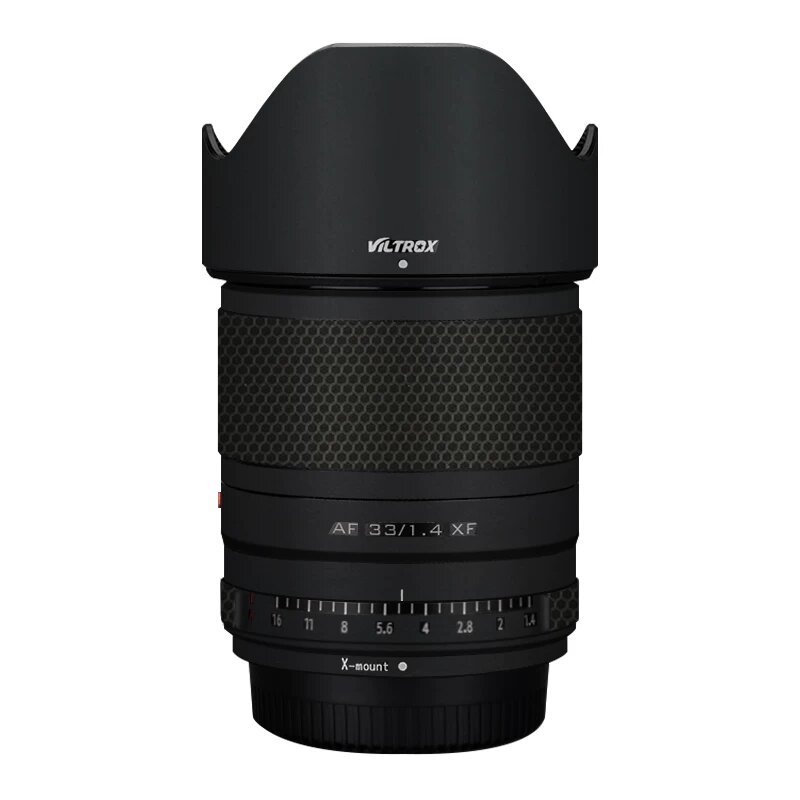 Защитная пленка VILTROX AF33F1.4 для объектива Fujifilm XF с 3M клеем — матовый черный