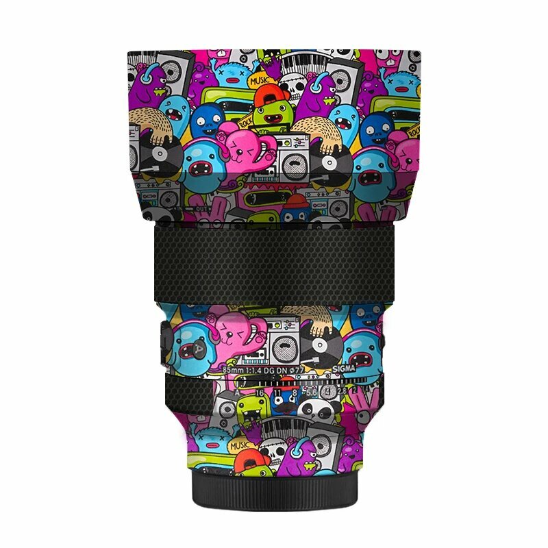 Сигма 85мм F1.4 DG DN Защитная пленка для объектива - Музыкальный монстр, матовая поверхность с 3M клеем для Sony E/L