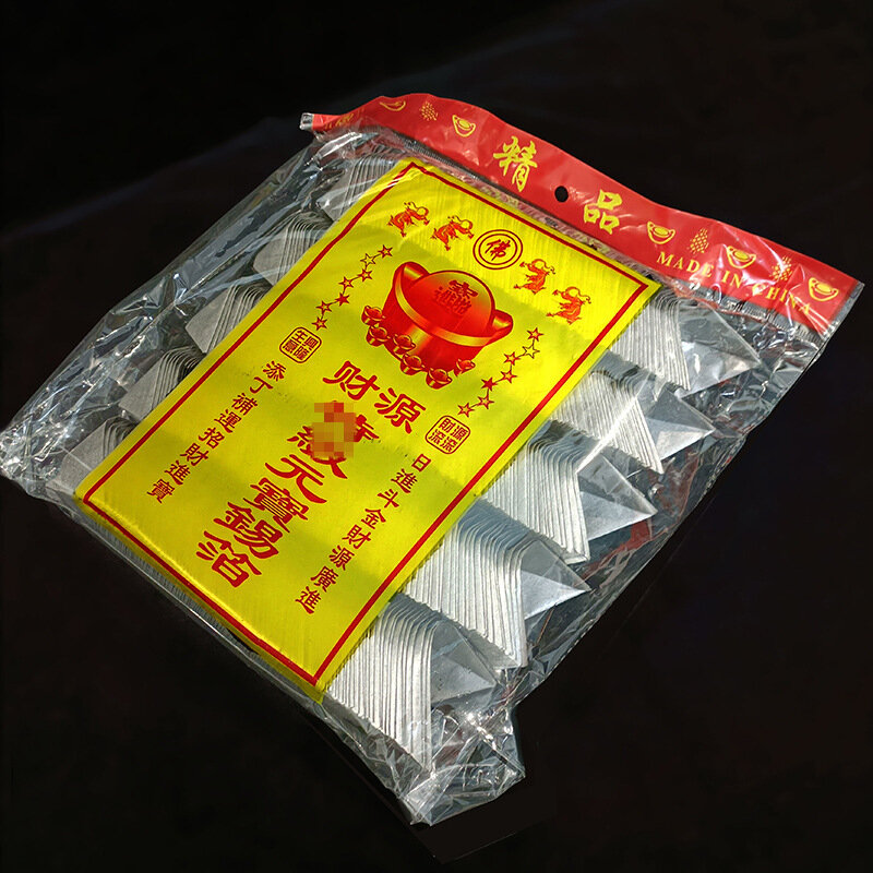 Готовые золотые слитки, серебряные слитки, слитки из оловянной фольги, жертвенные похоронные принадлежности, желтые и серые слитки, полуфабрикаты, прямые продажи от фабрики