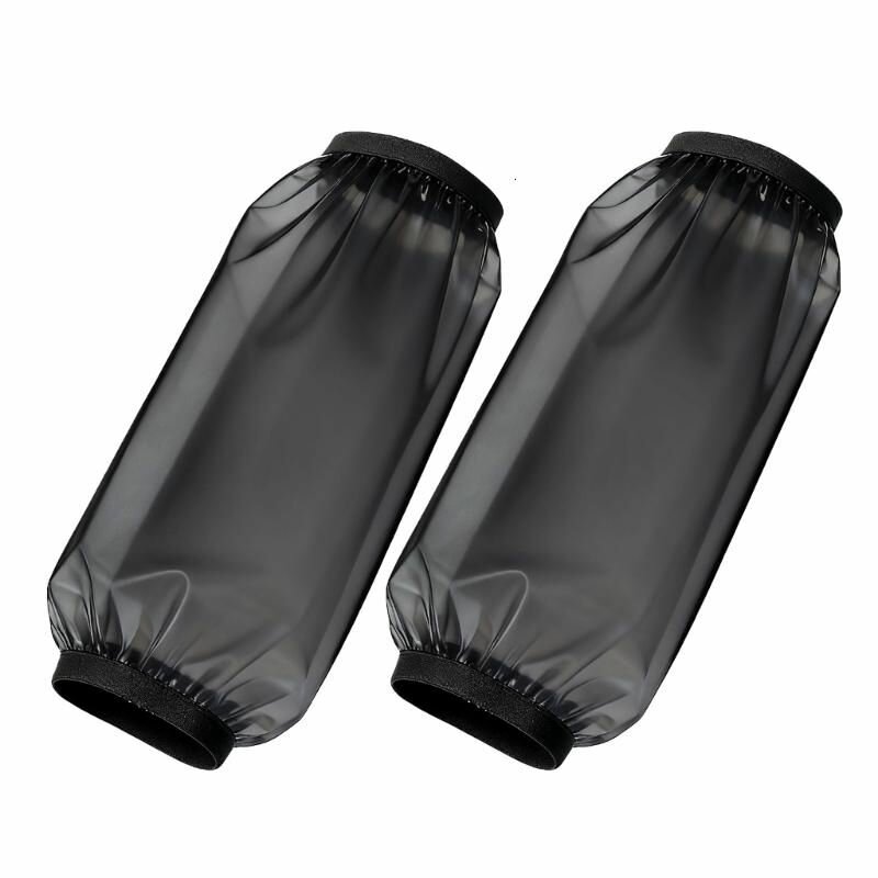 Водонепроницаемые прозрачные гибкие нарукавники из ТПУ, 2 шт, - Большой черный размер