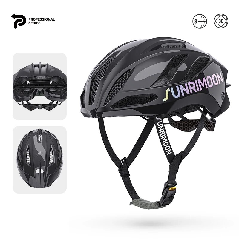 Sunrimoon S42 Michael шлем для велоспорта XL, Черный, Starlight Black