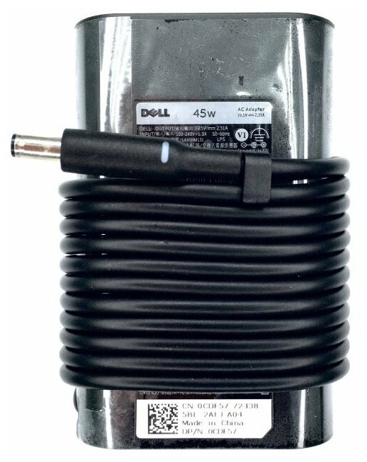 Блок питания (зарядное устройство) для ноутбука Dell Vostro 3583 19.5V 2.31A (4.5-3.0) 45W New Slim