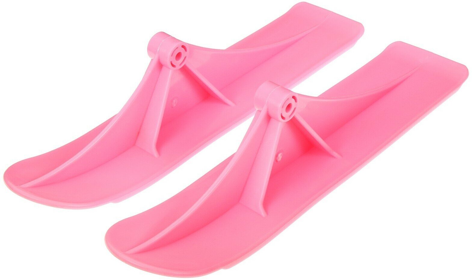 Лыжи для самокатов-снегокатов GRAFFITI, пара, цвет розовый, 6913028