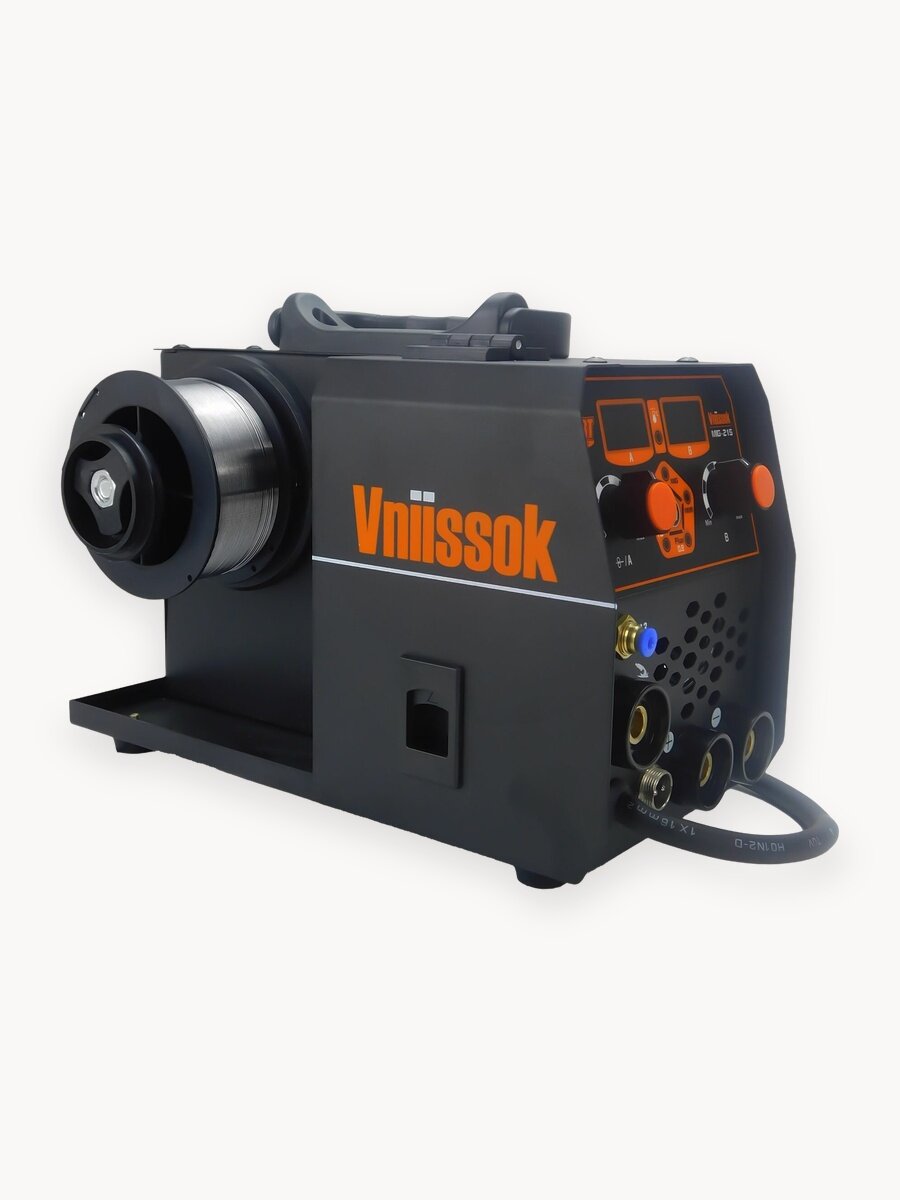Сварочный полуавтомат с газом/без газа Vniissok MIG-215 5 в 1