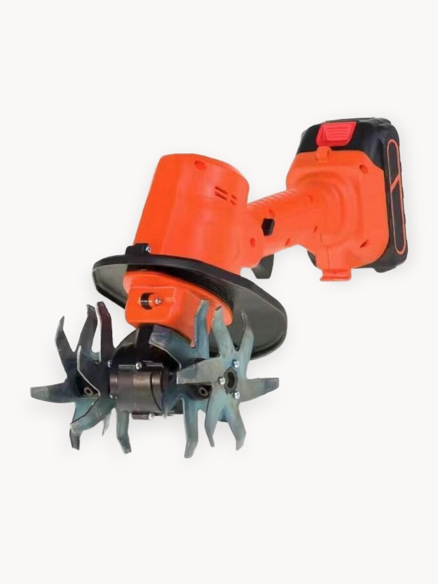 Аккумуляторная электротяпка / Микрокультиватор / Мотыга для обработки почвы, прополки растений