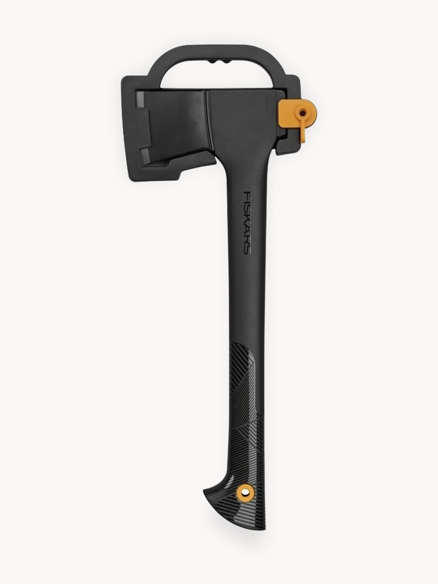 Топор колун FISKARS Solid A10 для дров, универсальный, антифрикционное покрытие, 1 кг, черный (1051085)