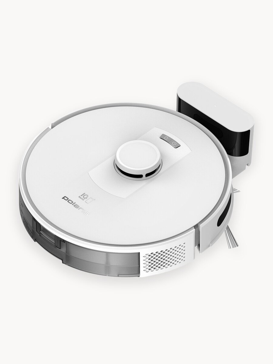 Робот-пылесос Polaris PVCR 5003 Wi-Fi IQ Home c влажной уборкой, белый
