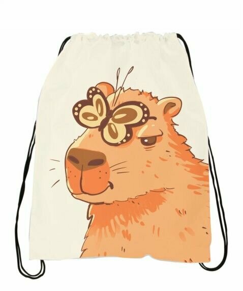 Сумка-мешок MIGOM Капибара, Capybara - 0009