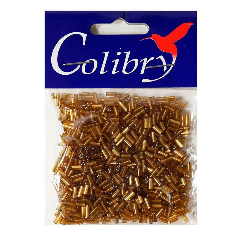 Бисер стеклярус Colibry 20 г, 2 шт, (14S)