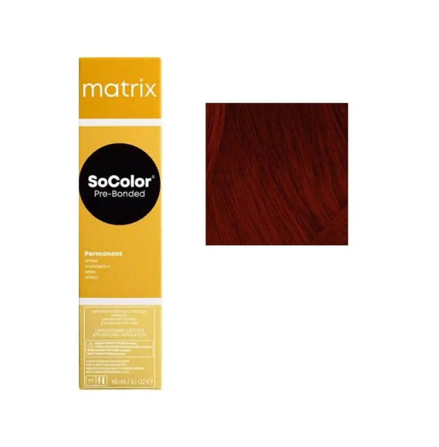 Краска для волос Matrix SoColor Pre-Bonded, 5RR+ светлый шатен глубокий красный, 90 мл