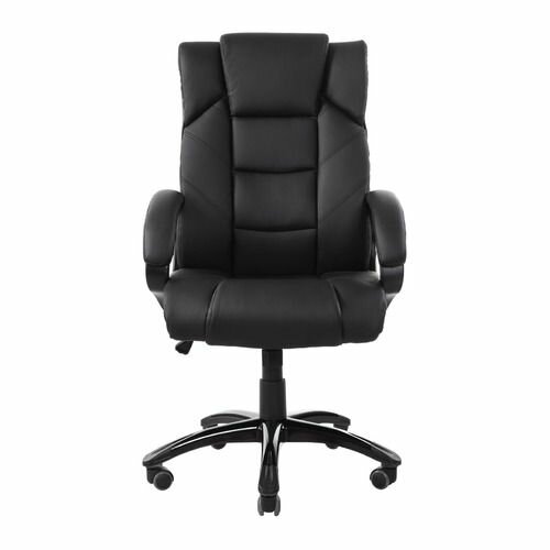 Кресло BRABIX Bliss Ms-004, на колесиках, эко. кожа, 1шт. в комплекте черный [532522]