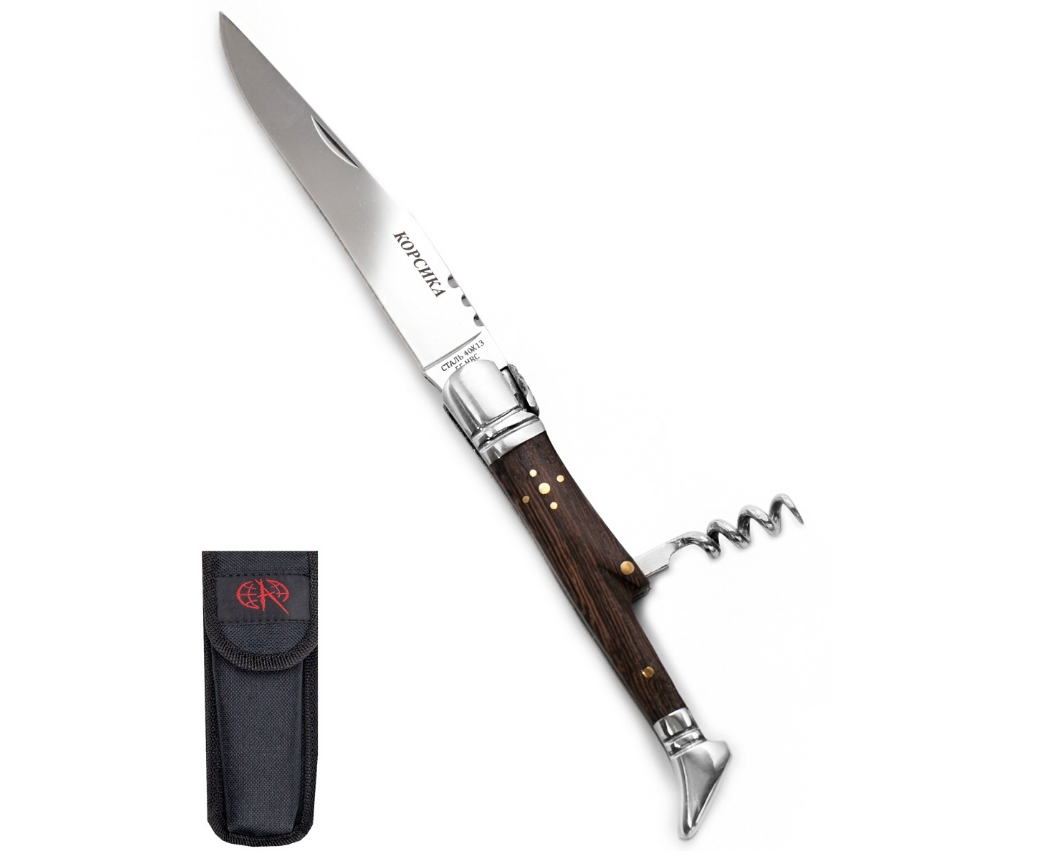 Складной нож со штопором "Корсика", F17K-P Pirat