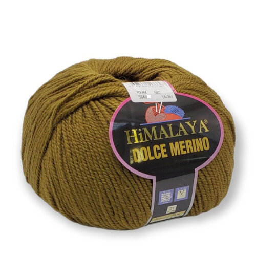 Пряжа HiMALAYA "DOLCE MERİNO" 50% Шерсть мериноса, 50% Микрофибра, 100гр/230м, (59404 Песочно-Коричневый) 1 упаковка (10 мотков)
