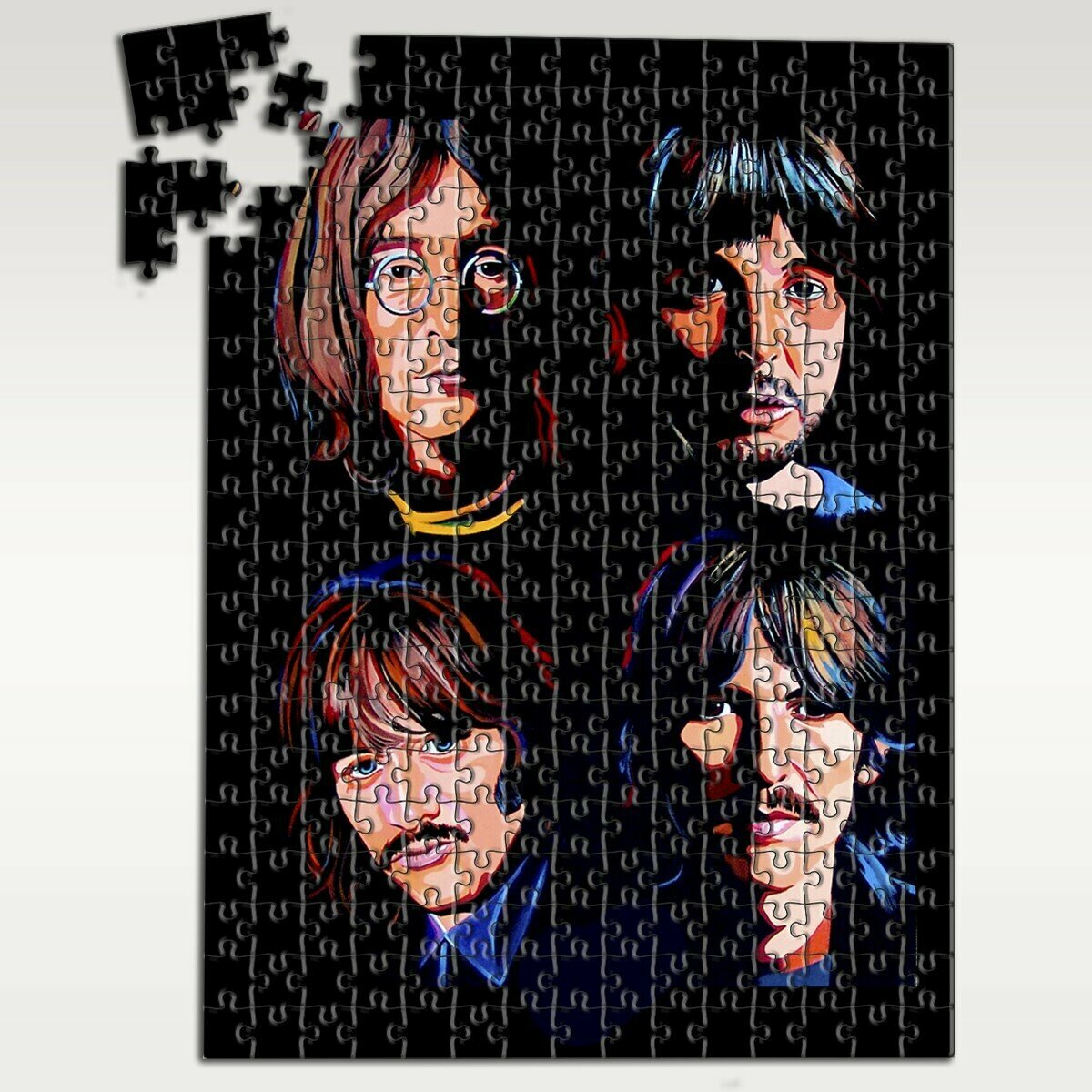 Пазл картонный А3: модель музыка beatles - 8083 П