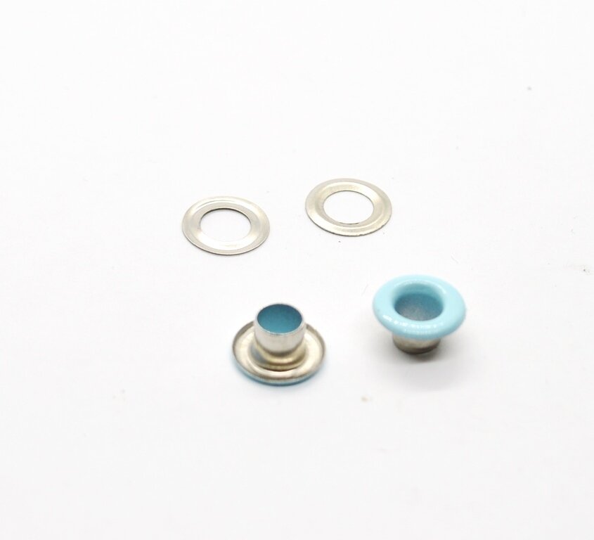 Люверсы №4 6 мм цв. Тиффани 197(уп. 50 шт)ProKnopka