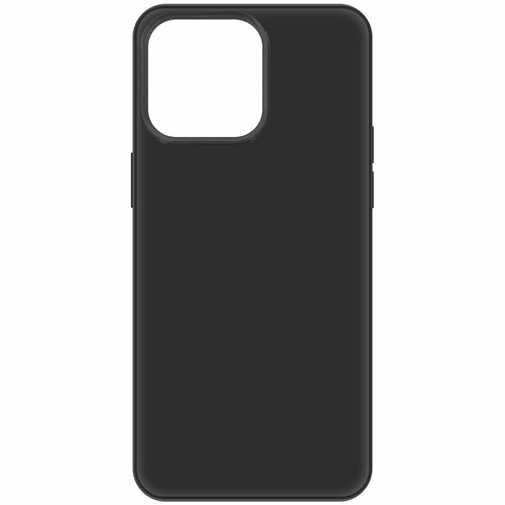 Чехол-накладка Krutoff Silicone Case для iPhone 15 Pro Max черный