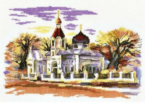" Церковь Св. Марии Магдалины " 18 Aida РТО (Россия) арт. M366