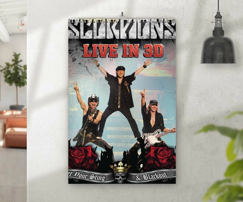 Календарь перекидной Scorpions, Скорпионз №22, А4